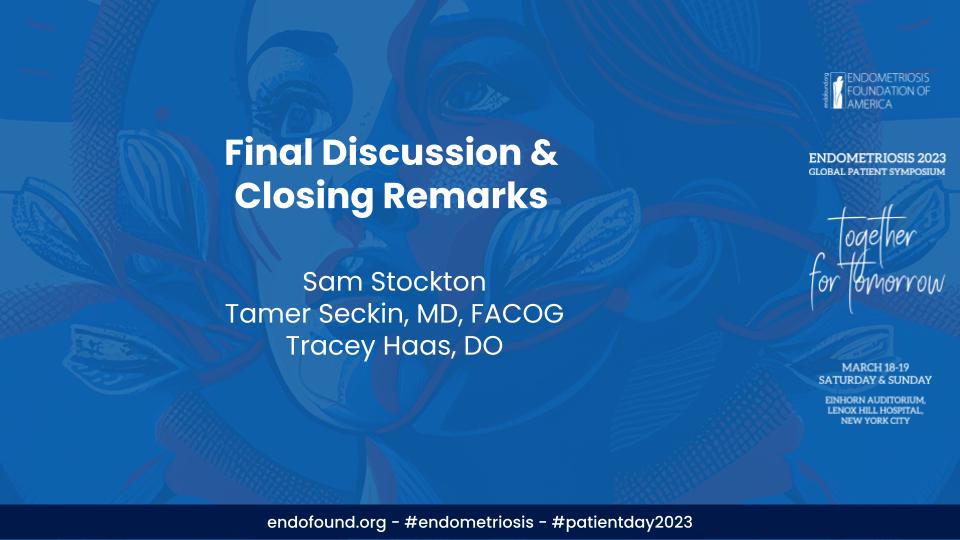 Final Discussion & Closing Remarks - Sam Stockton | EndoFound