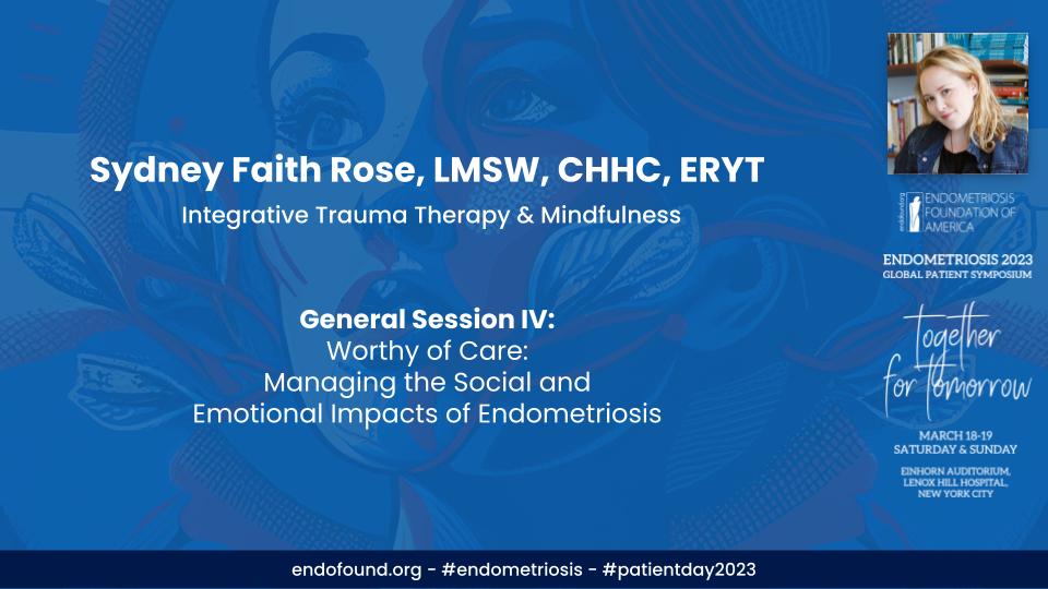 Emotional Impacts Of Endometriosis - Sydney Faith Rose, LMSW, CHHC, ER ...